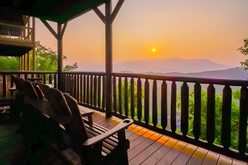 Sunset View Lodge - 9 Bedroom Sevierville Cabin Rental