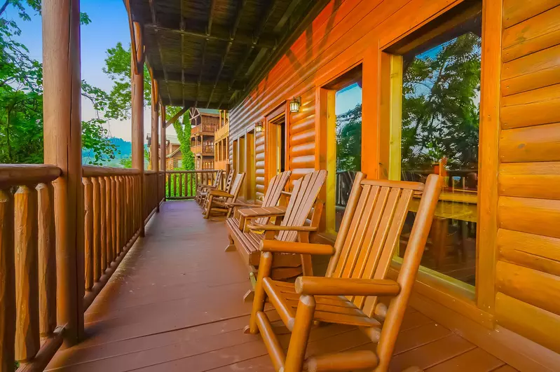 Sunset View Lodge - 9 Bedroom Sevierville Cabin Rental