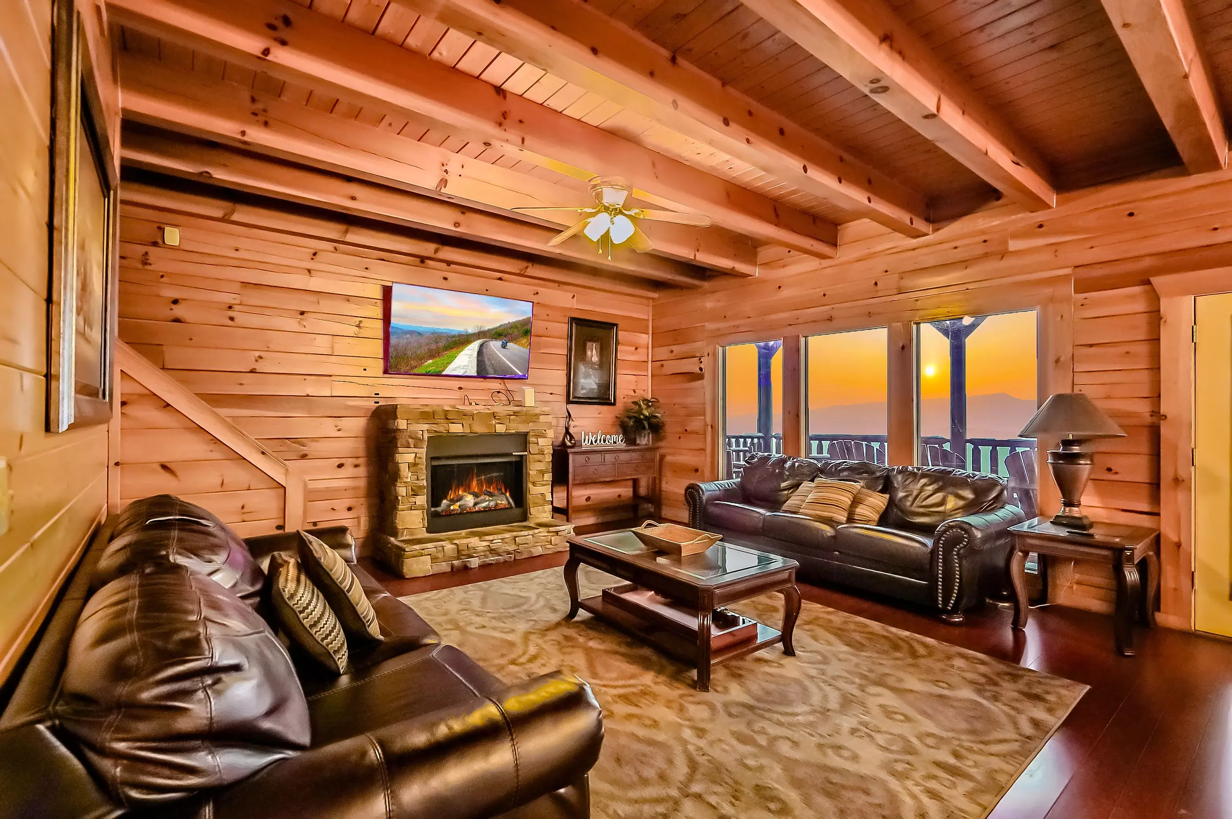 Sunset View Lodge - 9 Bedroom Sevierville Cabin Rental